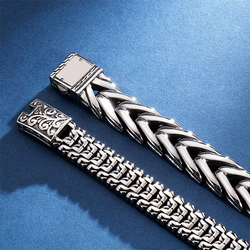 Castle Gothic | Dickes Gothic Armband aus Edelstahl